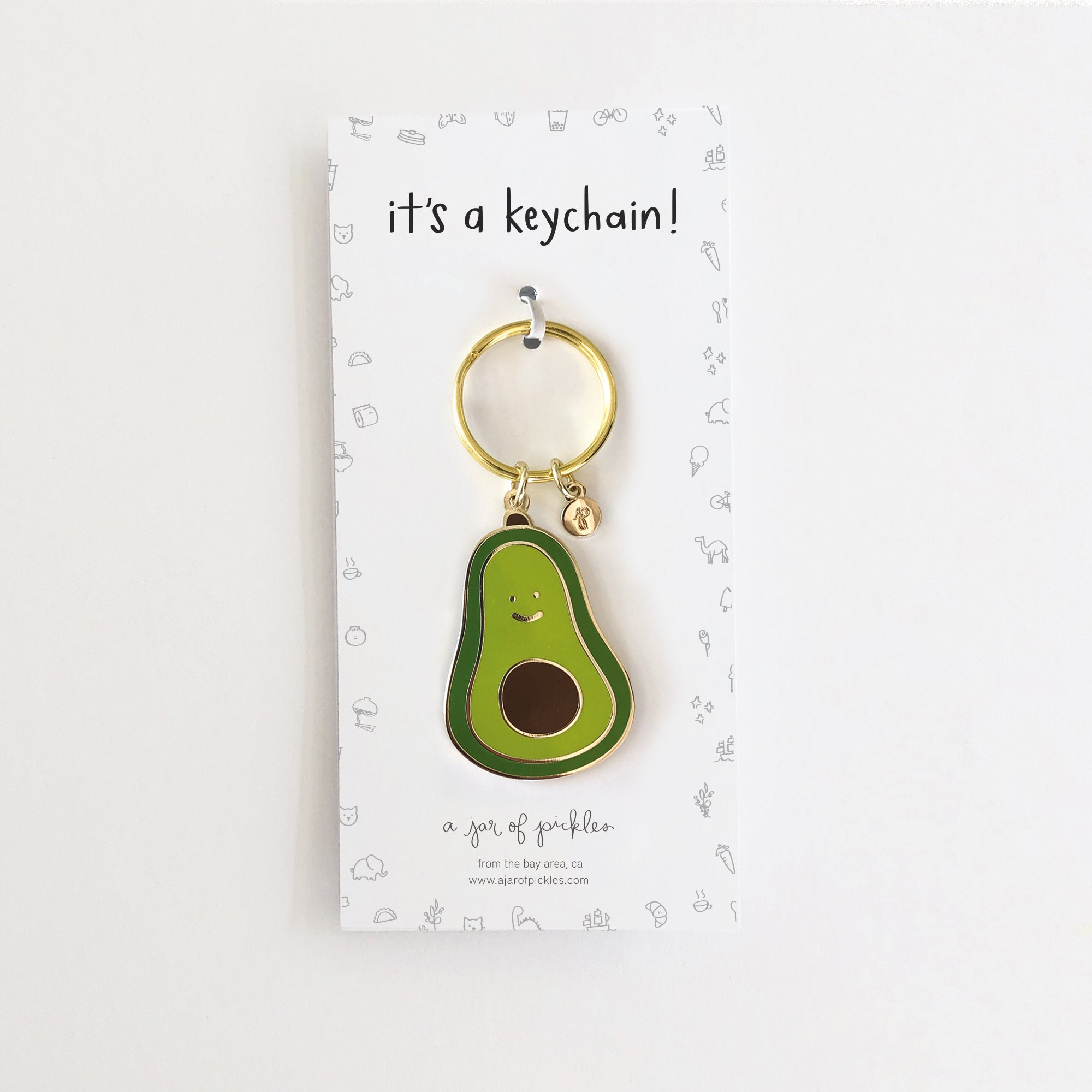 Avocado Keychain – Knife Shift